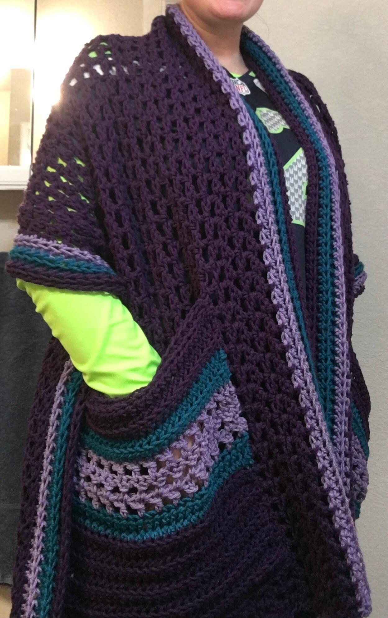 Pocket Shawl - Custom, Made to Order - Etsy
