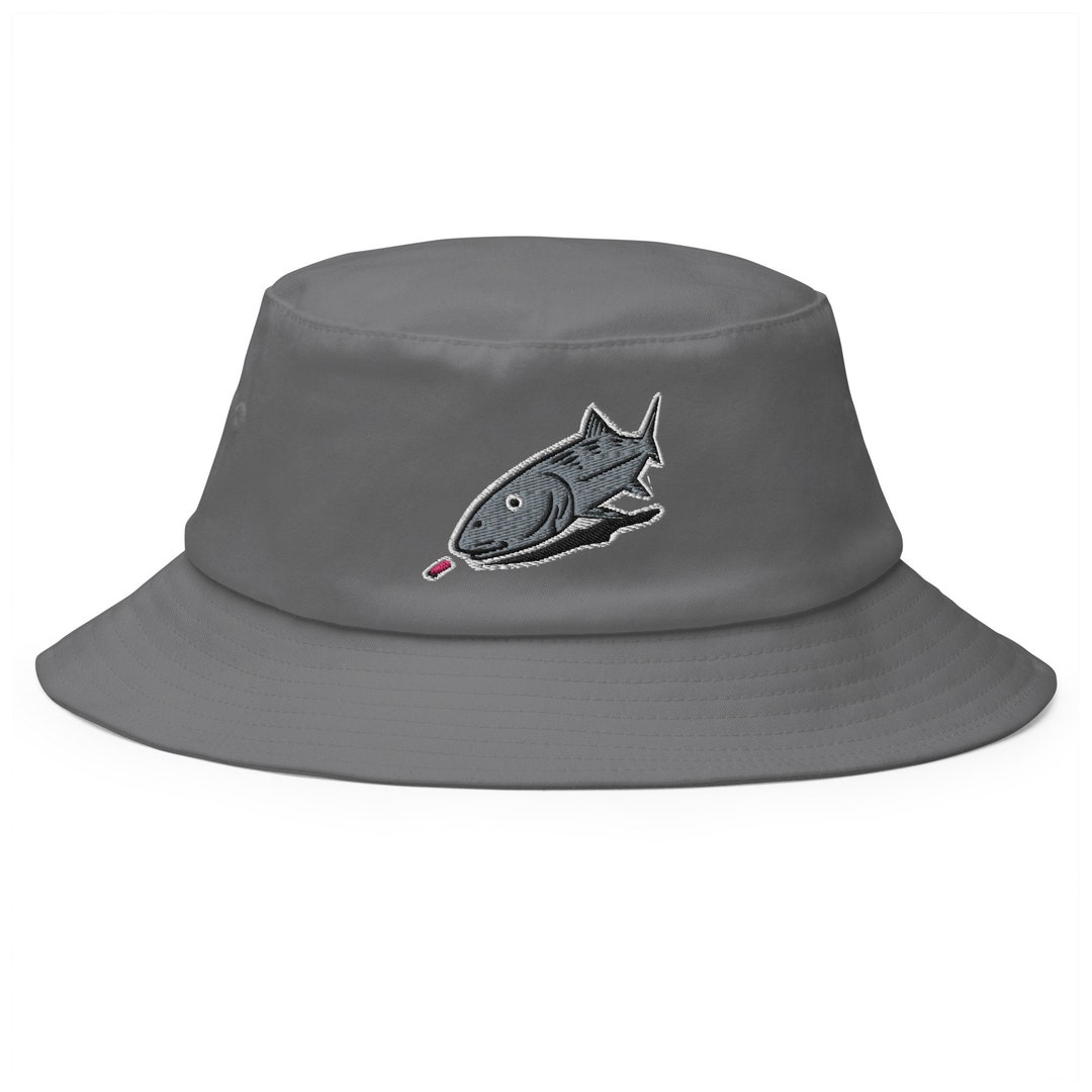 Bucket Hat With Bonefish Embroidery | Stretchable Comfortable Fit Fly ...