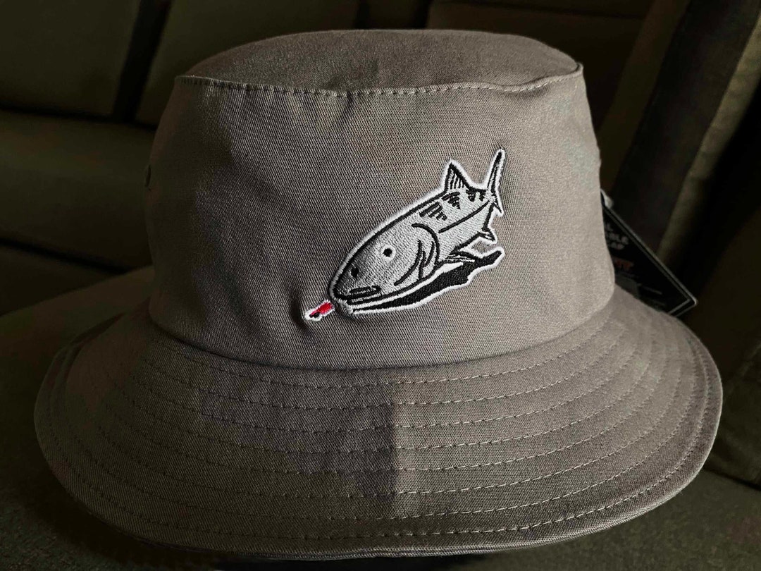 Bonefish Fly Fishing Old School Bucket Hat With Embroidery - Etsy
