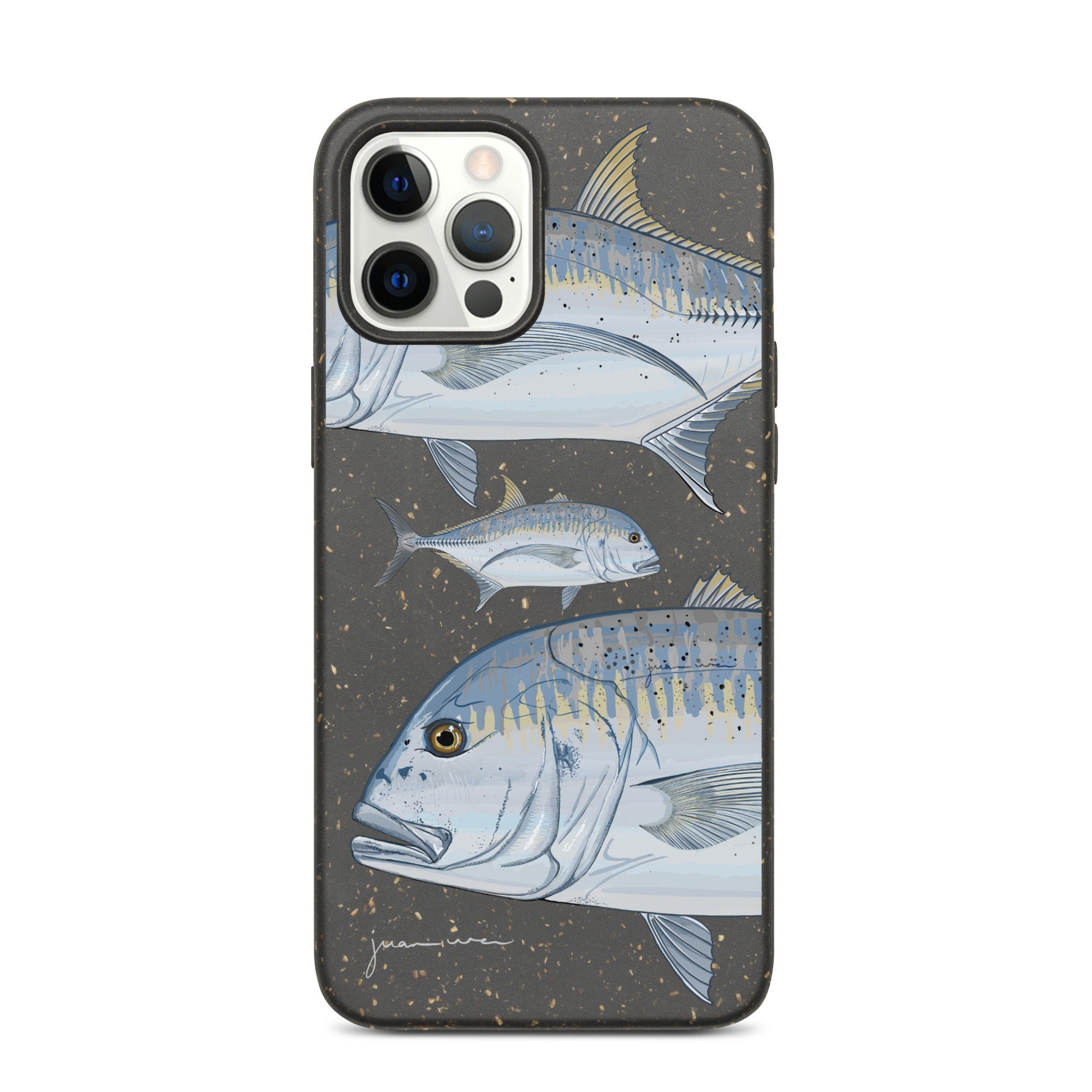 Eco-friendly Fish Phone Case Giant Trevally BIODEGRADEABLE for - Etsy