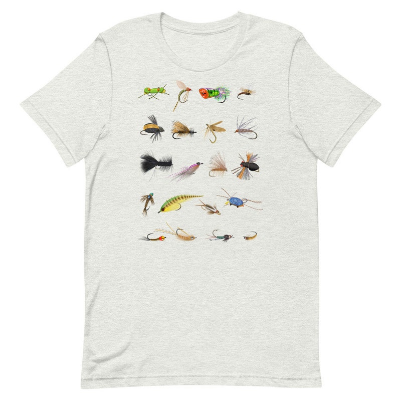 Fishing Flies T Shirt - Etsy UK