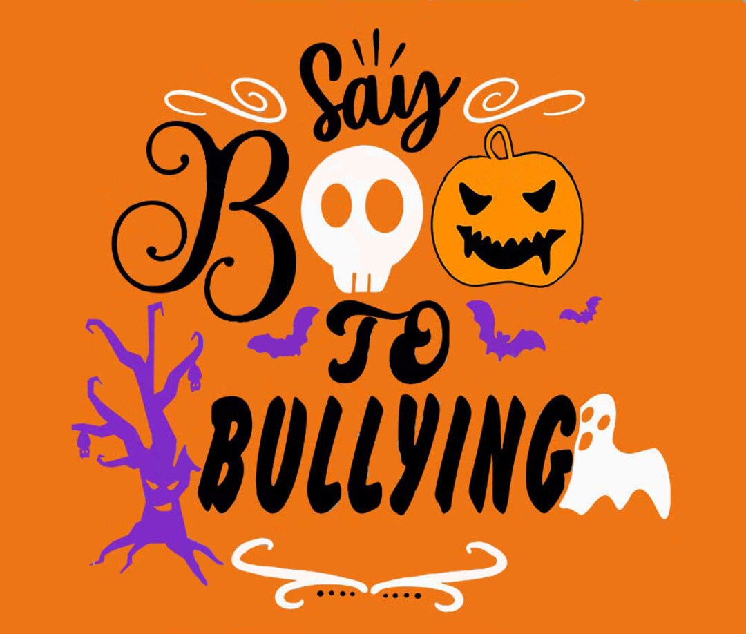 Unity Day Svg Say Boo to Bullying Halloween Svg Orange Anti - Etsy