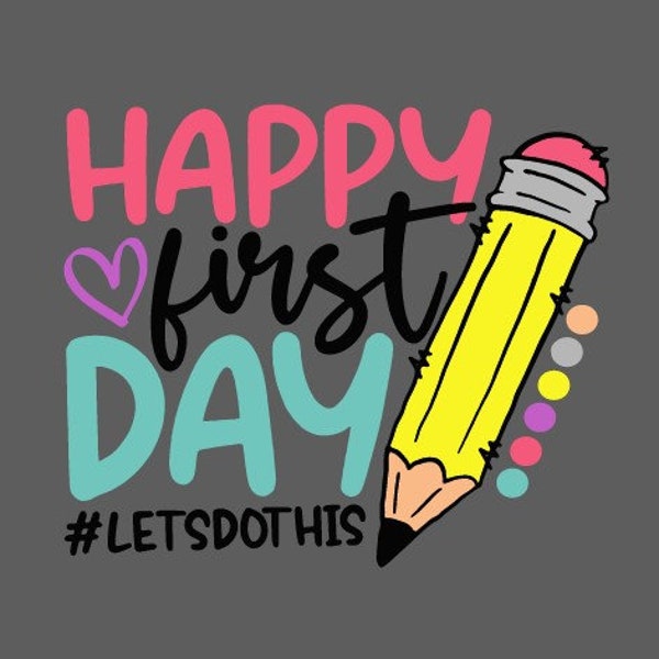 First Day of School Svg - Etsy