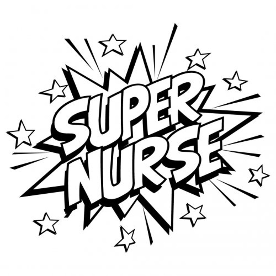 Super Nurse Super Nurse Super Nurse Digital Download - Etsy
