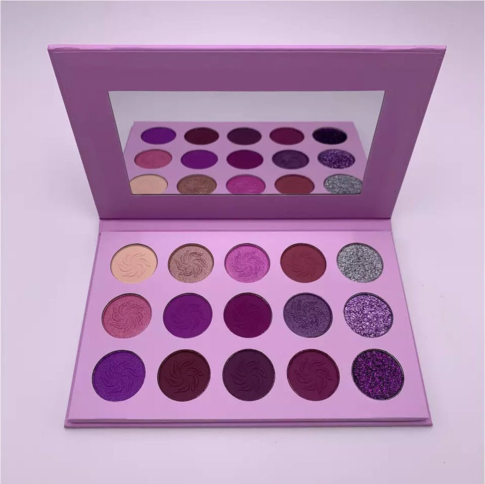 Purple Eyeshadow Palette/ Glitter Eyeshadow / Vegan Makeup/ | Etsy