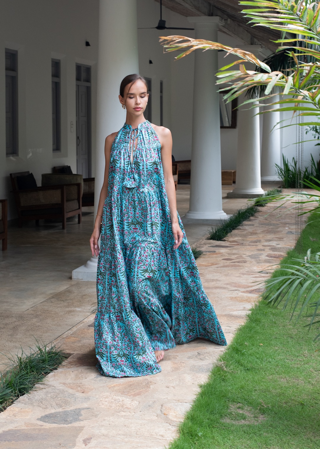 Women's Tiered Maxi Dress - Karma Collection - Etsy