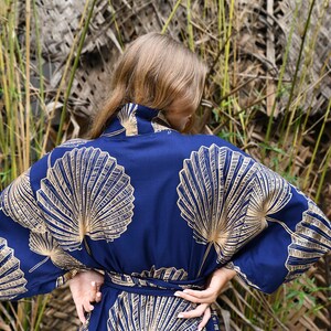 Palm Leaf Kimono - Etsy