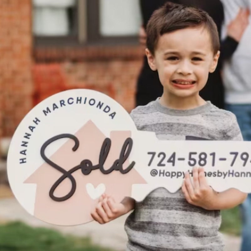 Realtor Sold Sign - Etsy