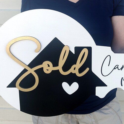 Personalized Just Sold Sign Realtor Sign Real Estate Agent - Etsy
