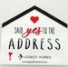 Said YES to the Address House Shaped Sign, House Sign With LOGO, Sold ...