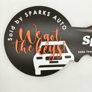 Custom CAR DEALERSHIP Sold Sign, Care Salesman Gift, Sold Car SIGN, New ...