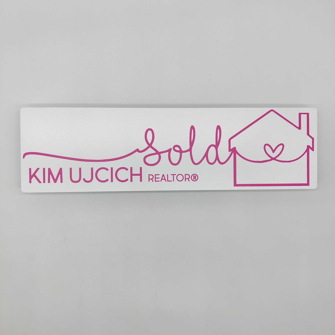 Realtor SOLD Sign That Can Be Used as a Prop at Closings, Real Estate ...
