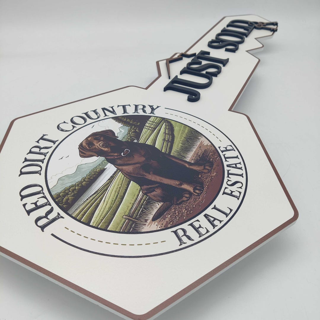3D Just Sold Sign, Logo Key Sign, Closing Photo Prop, Custom Logo Sign ...