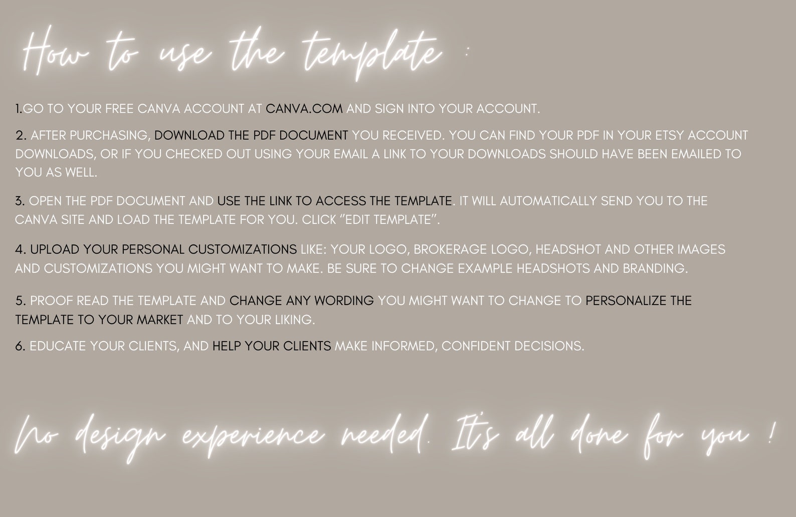 HOME BUYER'S GUIDE Template Real Estate Buyers Guide New - Etsy