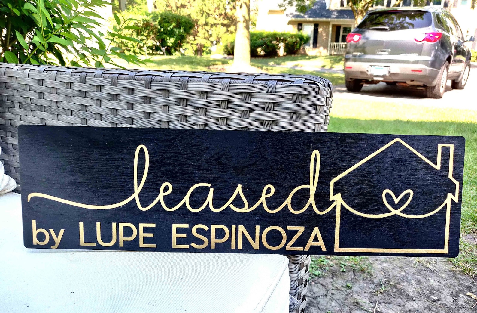 Real Estate LEASED Sign Realtor Leased Props Made From Wood - Etsy