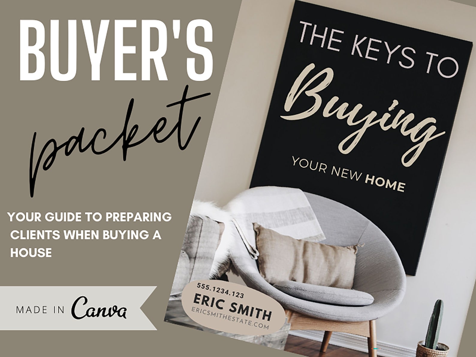 Editable Buyers Packet for Realtors Real Estate Template | Etsy