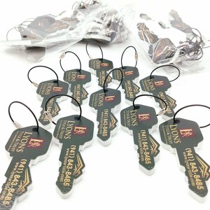 Custom Keychain With Logo, Real Estate Keychain, Realtor Closing Gift ...