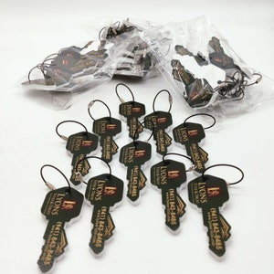 Custom Keychain With Logo, Real Estate Keychain, Realtor Closing Gift ...