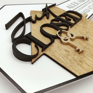 Just Closed, 3D Key Sold Sign, Closing Photo Prop, Wood House, Key Sign ...