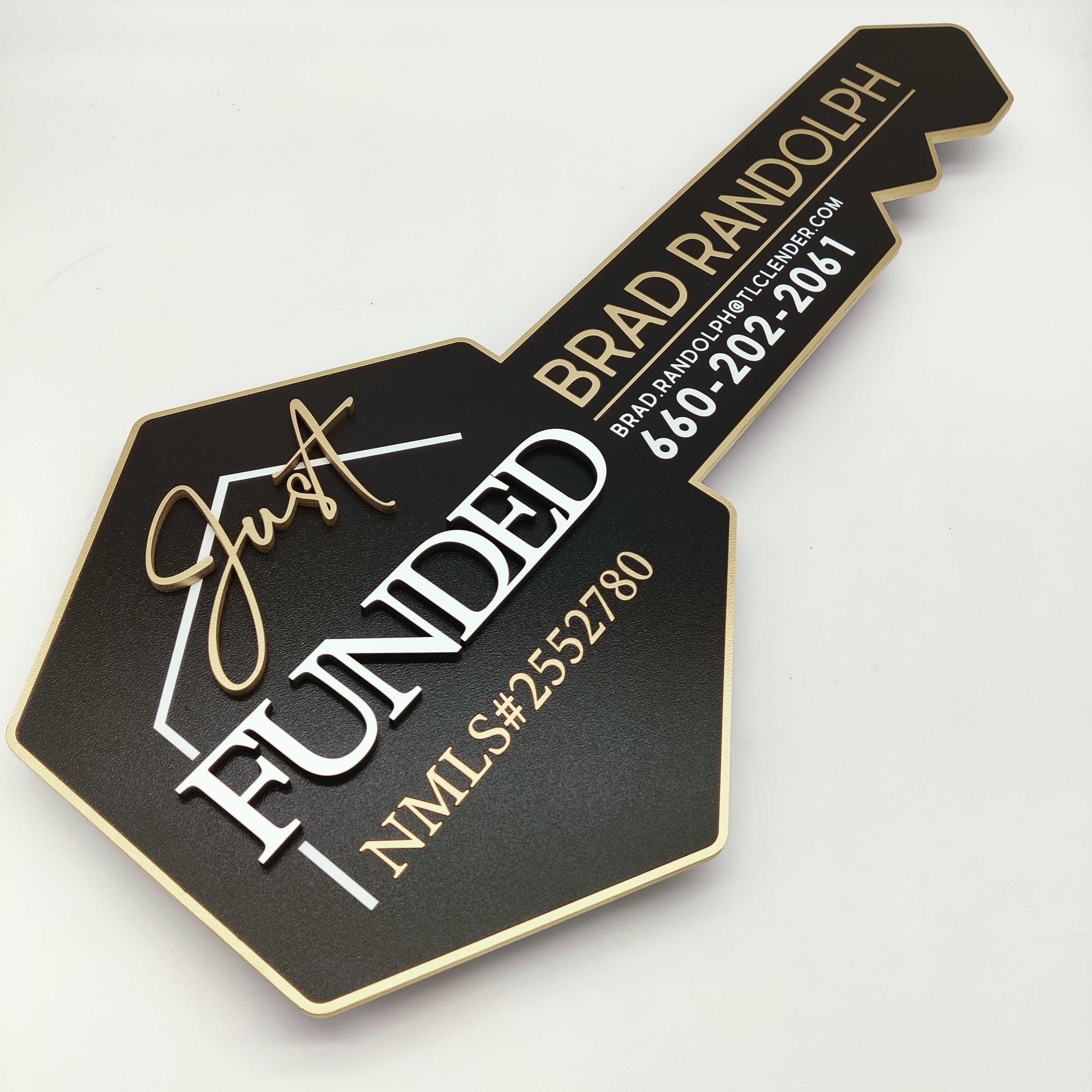 Just Funded, 3D Key Sold Sign, Closing Photo Prop, Funded Key Sign for ...