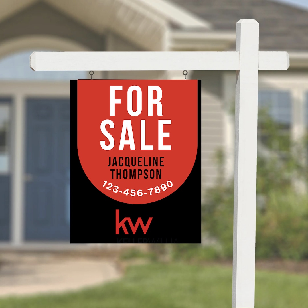 For Sale Aluminum Sign, Realtor Yard Sign, Real Estate Signage, Real ...