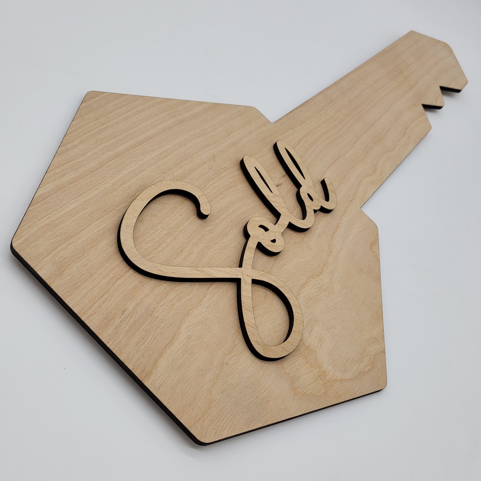 Blank Wood Key Ready to Paint, NOT Glued, Realtor Wood Key Sign, Real ...