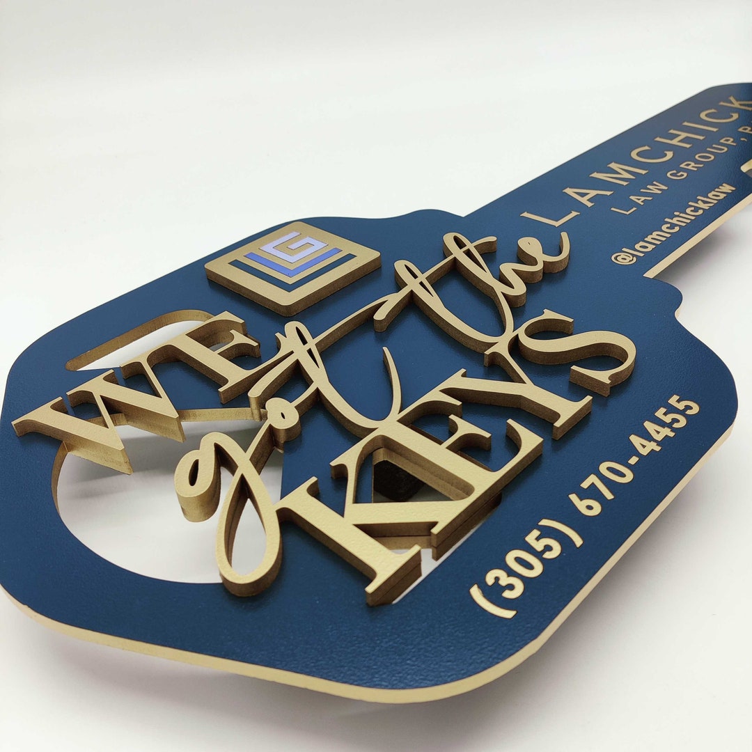 We Got the Keys Sign, Modern Key Sign for Realtors, Realtor Gift ...