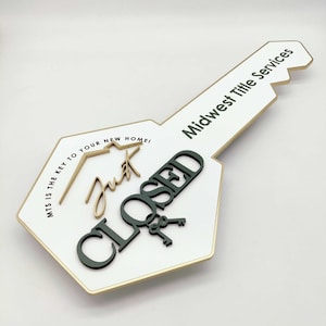 Just Closed on My New Home, Key Sold Sign, Closing Photo Prop, Modern ...