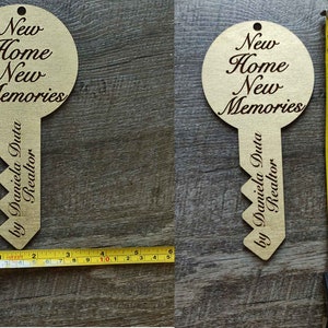 Personalized "new Home" Key to Be Hanged on the Door, When the ...