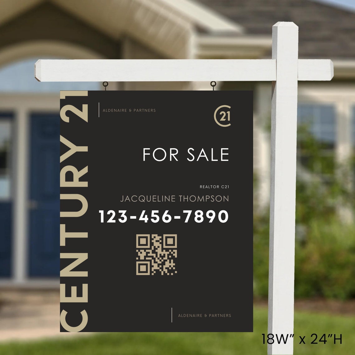 For Sale Aluminum Sign, Realtor Yard Sign, Real Estate Signage, Real ...