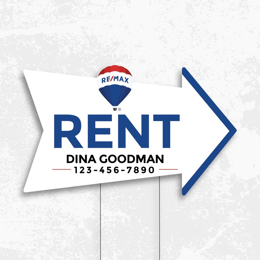 Rent Arrow Yard Sign Open House Directional Sign, Realtor Open House ...