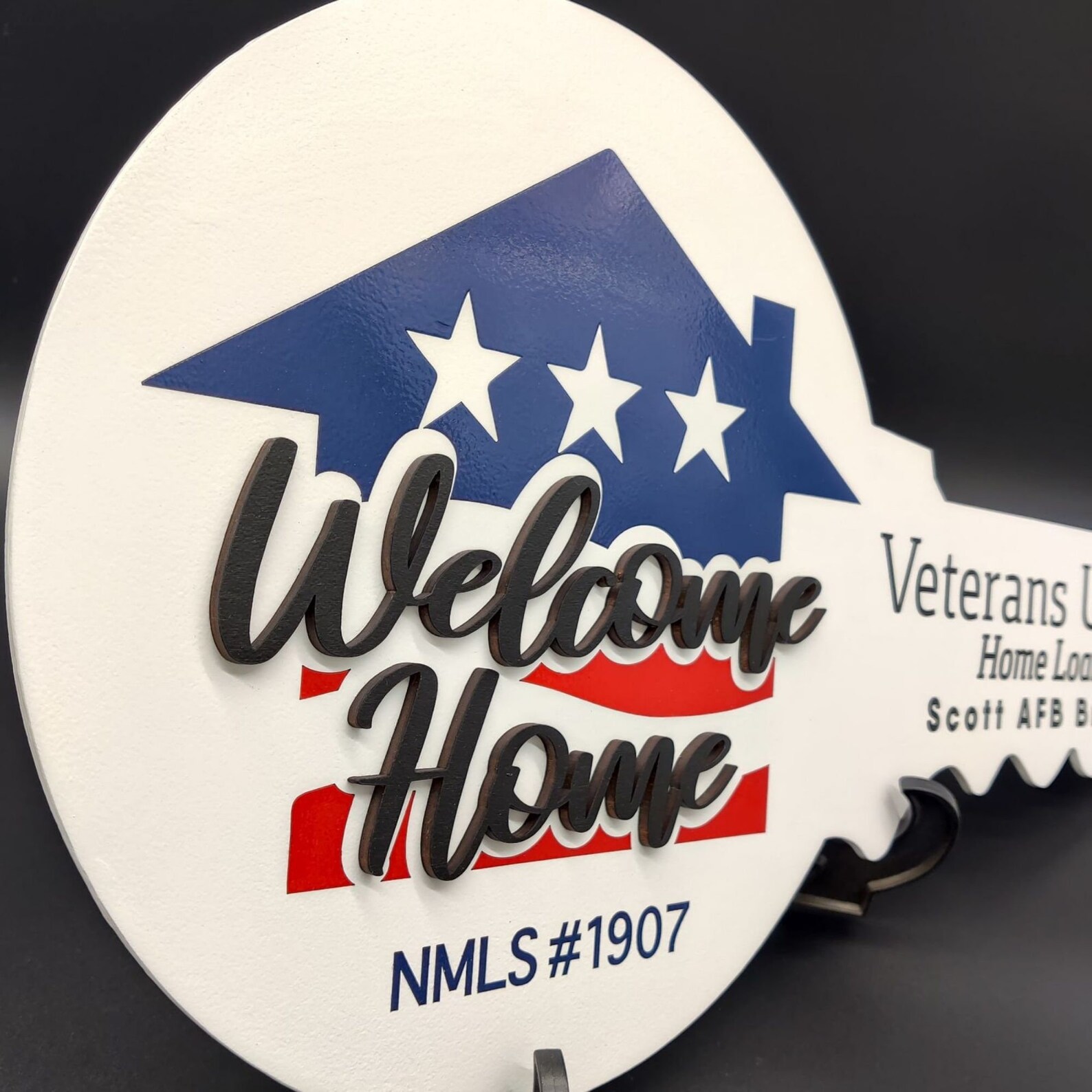 Welcome Home Key Sign Realtor Closing Custom American Flag - Etsy