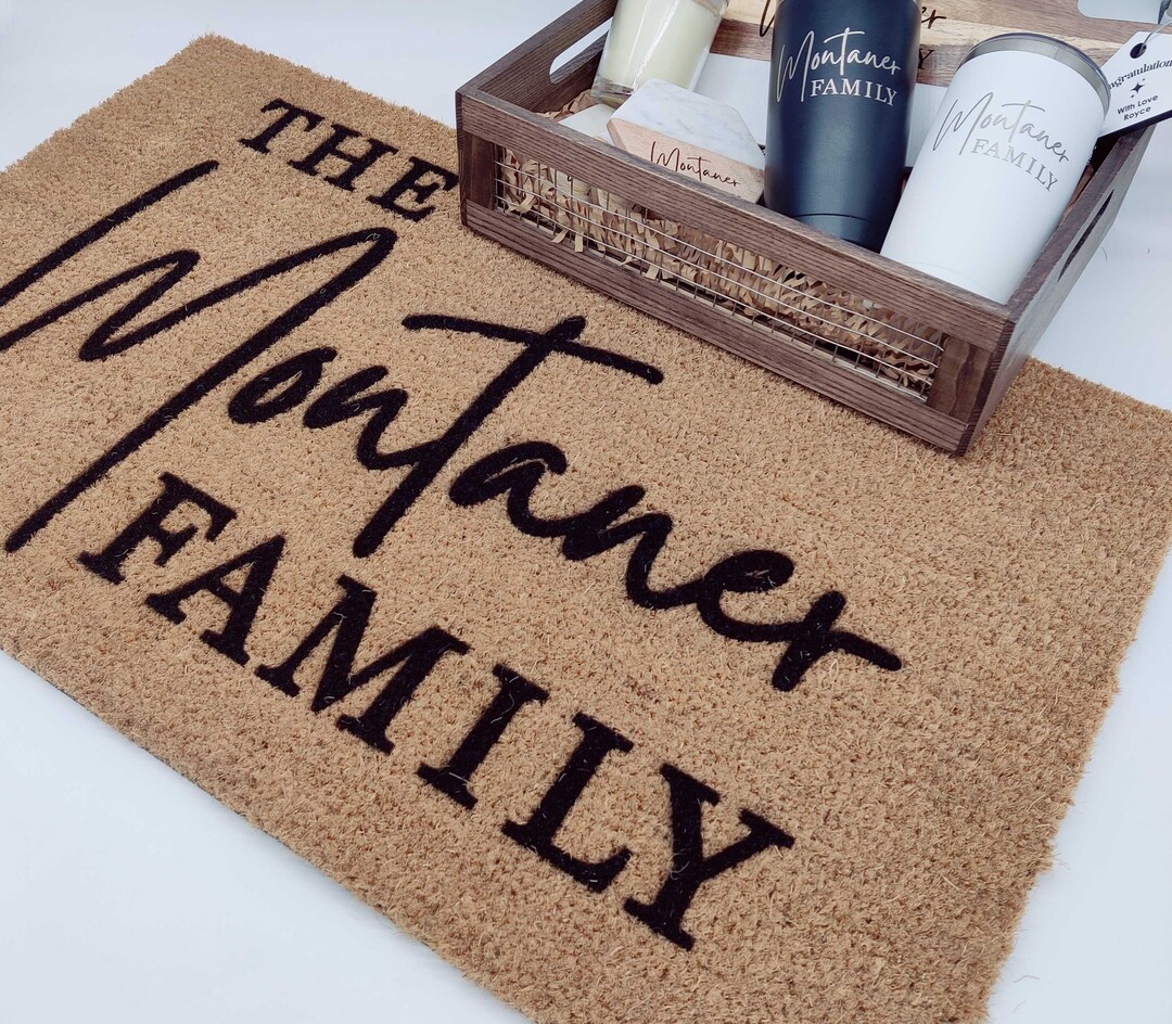 Family Personalized Gift | House Doormat | House Selling Listing Front ...