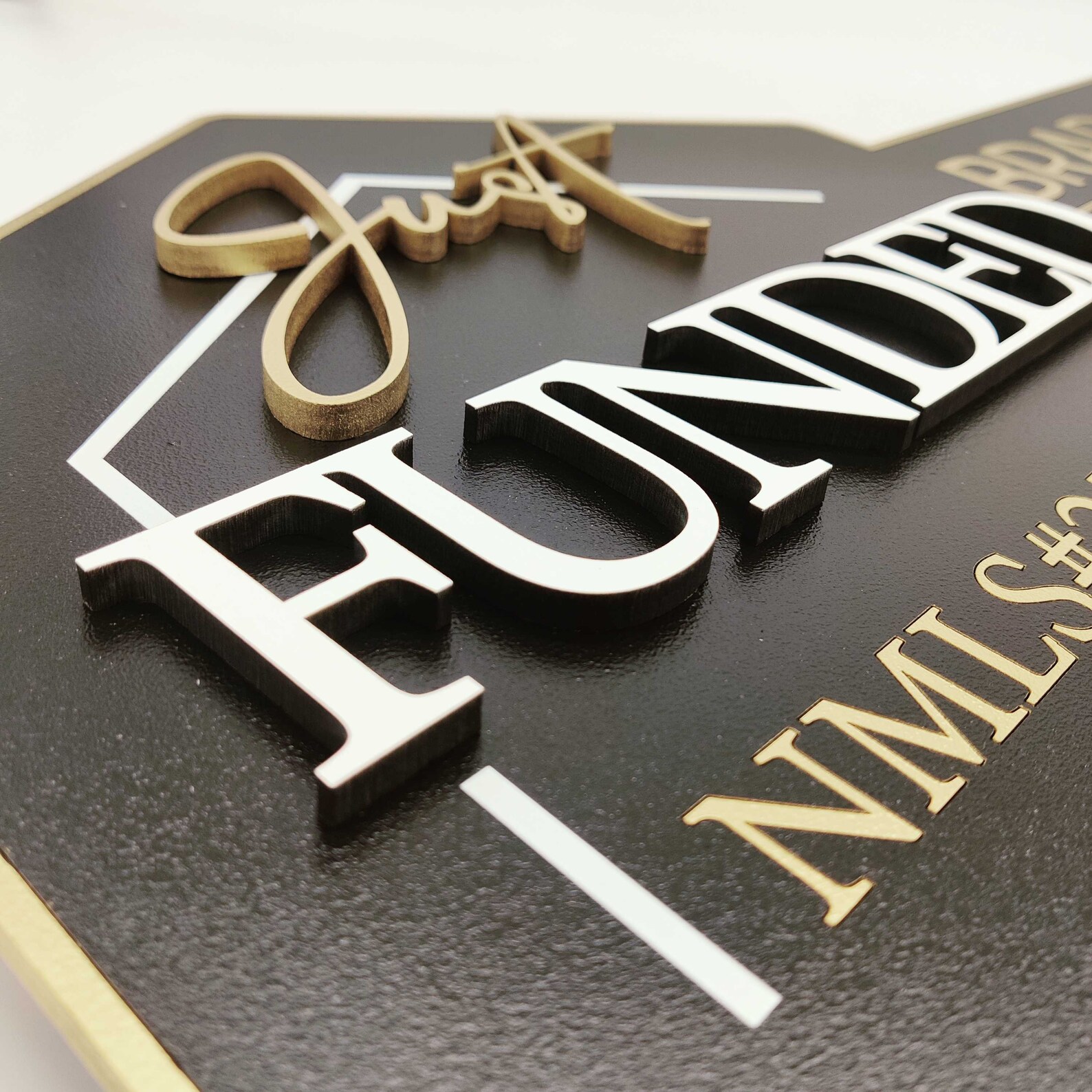 Just Funded, 3D Key Sold Sign, Closing Photo Prop, Funded Key Sign for ...