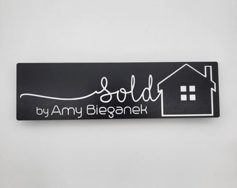 Personalized Real Estate Sold Sign - Etsy