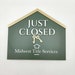 Just Closed House Sign, House Sign With LOGO, Sold Sign for Realtor ...