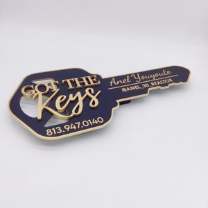 We Got the Keys Closing Photo Prop Modern Key Sign for - Etsy