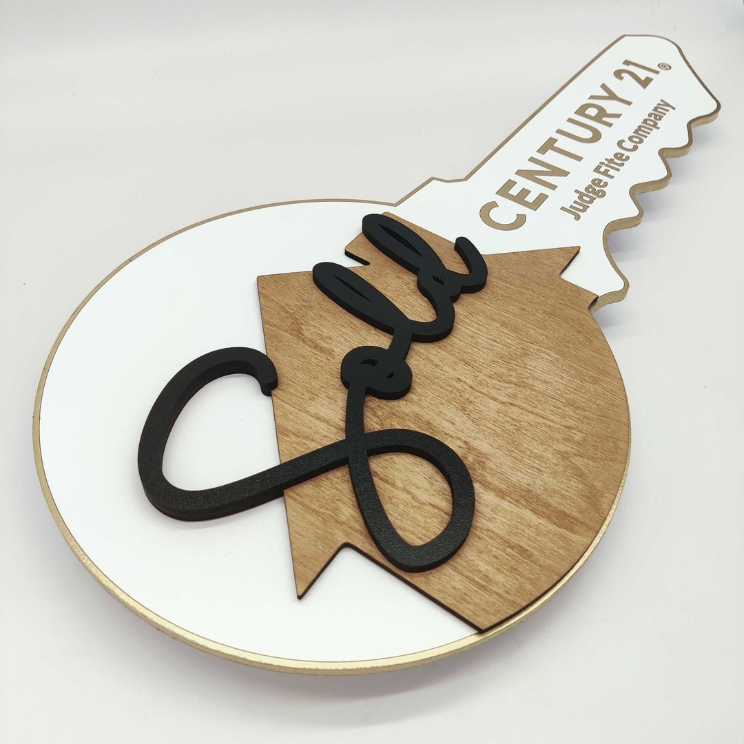 Sold by Key Sign, Realtor Closing Custom, Sold Real Estate Agent Key ...