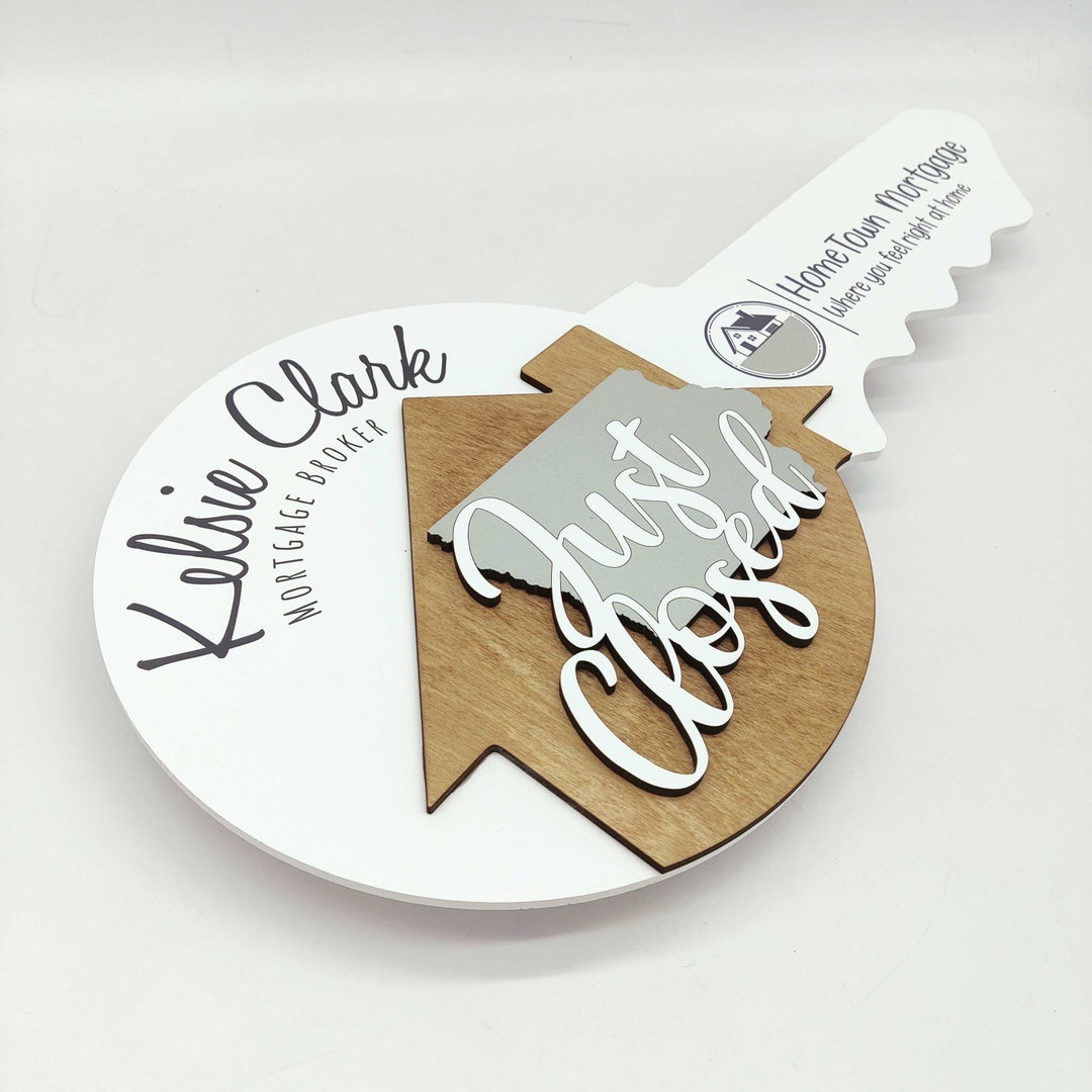 Just Closed + USA State Key Sign, 3D Realtor Closing Custom, Sold Real ...