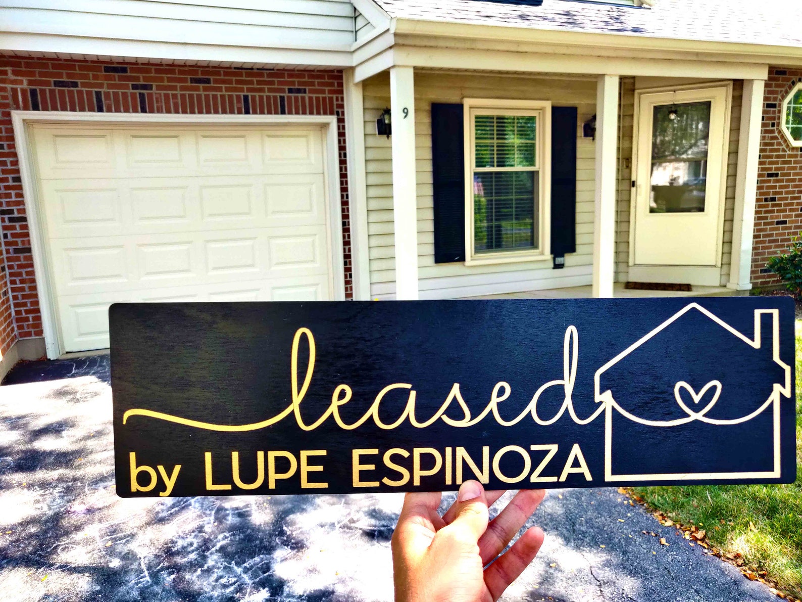 Real Estate LEASED Sign Realtor Leased Props Made From Wood - Etsy
