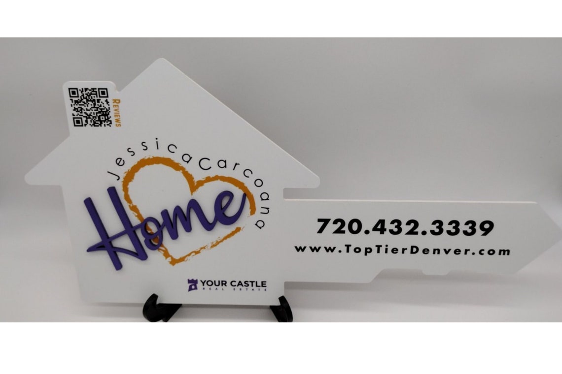 House Key Sign Wood Key Sign Sold Real Estate Agent Key - Etsy