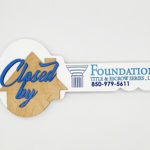 Key Sold Sign, Closing Photo Prop, Modern Key Sign for Realtors ...