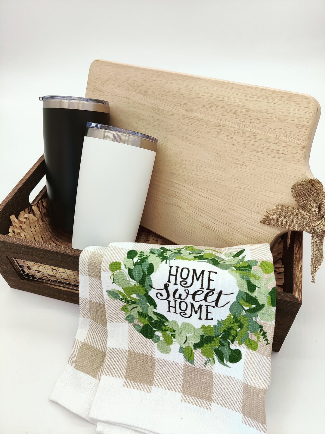 Housewarming Gift Basket, Real Estate Closing Gift Basket, Personalized ...