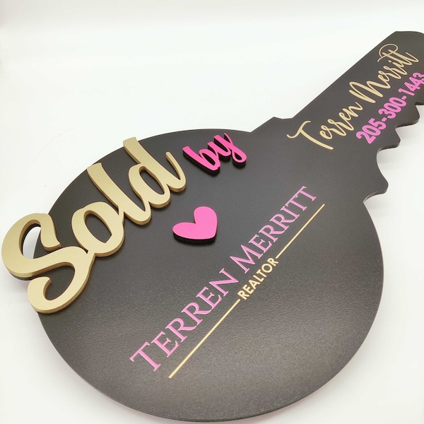 Sold Key Sign - Etsy