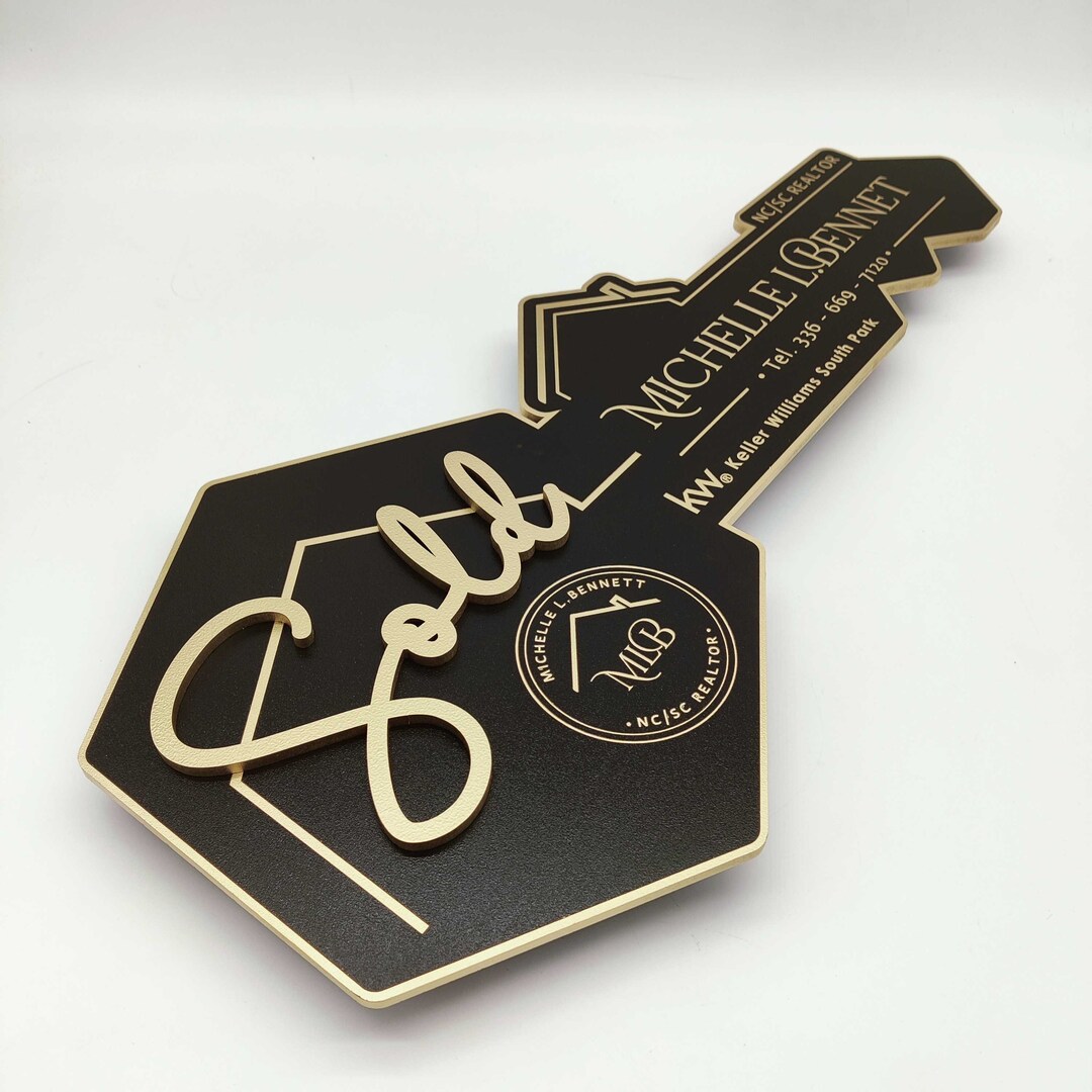 Sold Sign, Key Sold Sign, Closing Photo Prop, House Shape Key Sign for ...