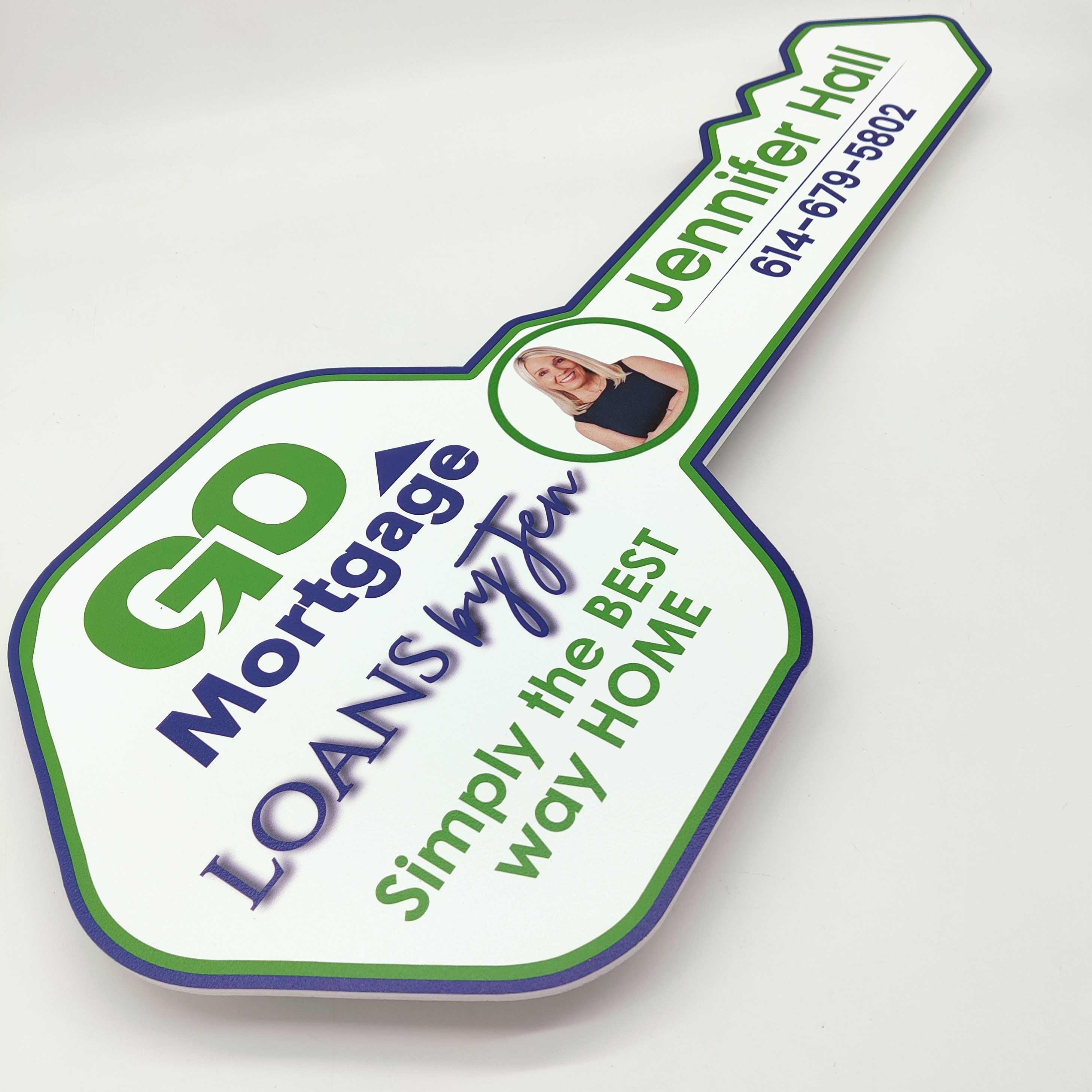 Mortgage Sign, Loans, Realtor Key Sign, Real Estate Marketing, Custom ...