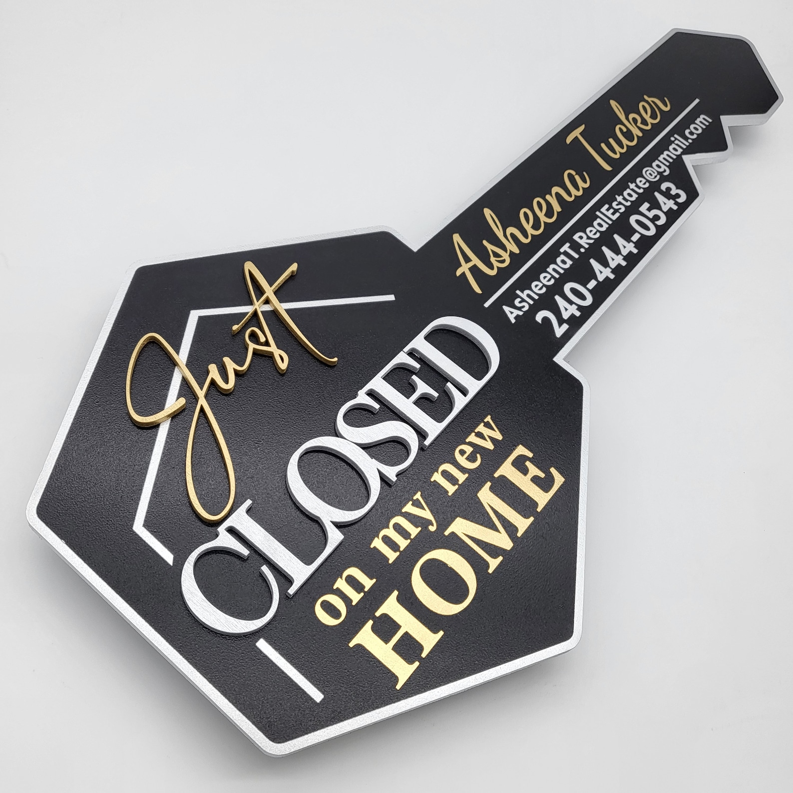 Just Closed on My New Home Key Sold Sign Closing Photo Prop - Etsy