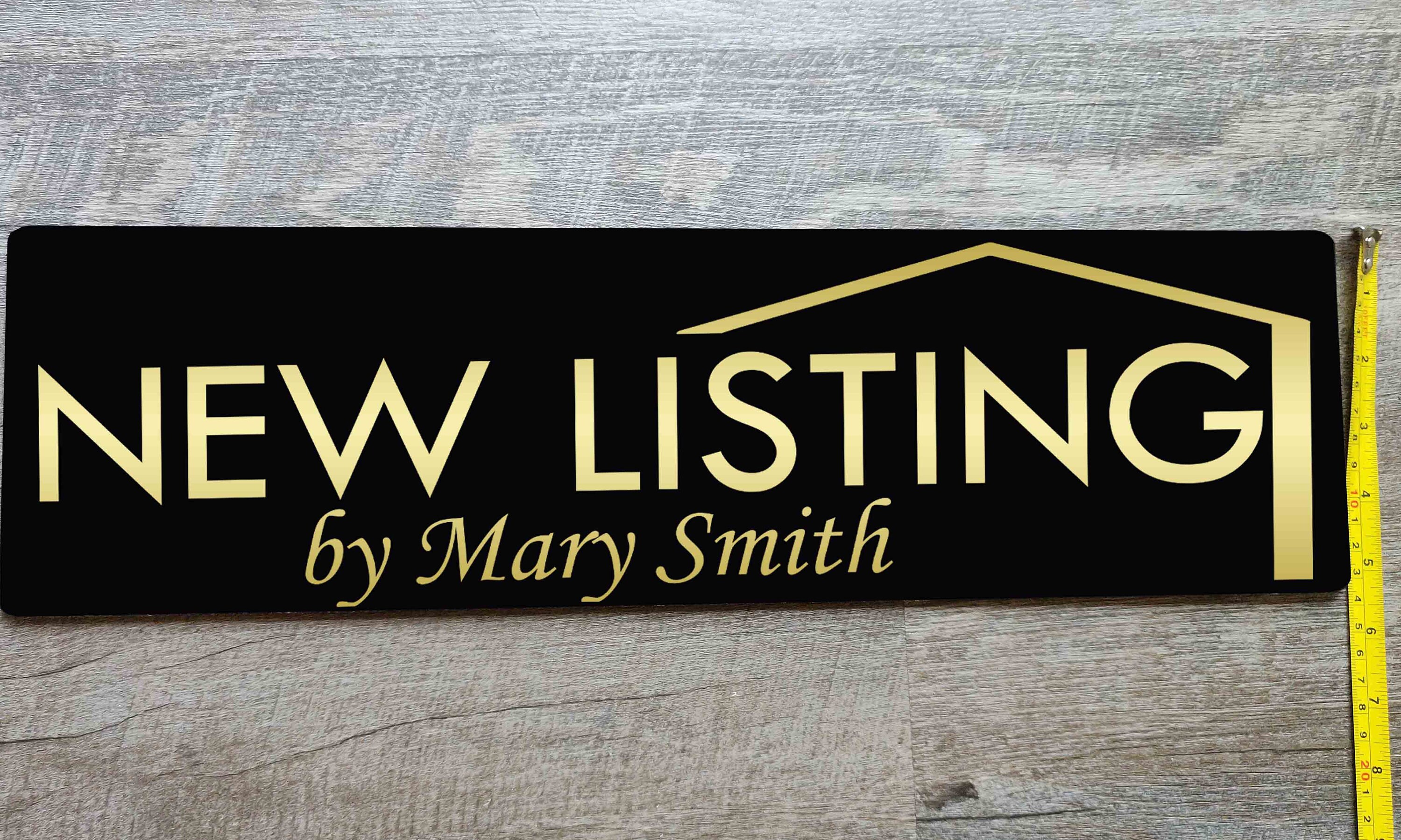 Realtor NEW LISTING Sign That Can Be Used as a Prop Real - Etsy