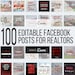 100 Facebook Posts for REALTORS, Instagram Posts for Realtors, Real ...