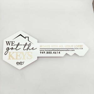 We Got the KEYS, Real Estate Sold Sign, Realtor Key Sign, Real Estate ...